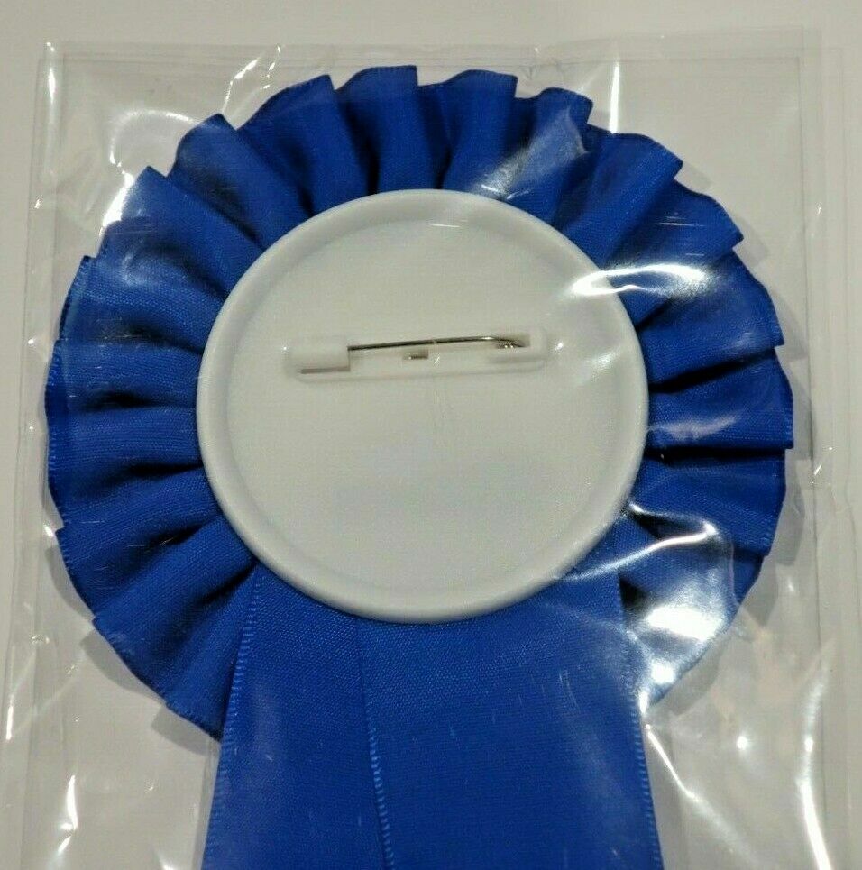 Rosette Champion Blue 205mm with Pin Back | eBay Australia