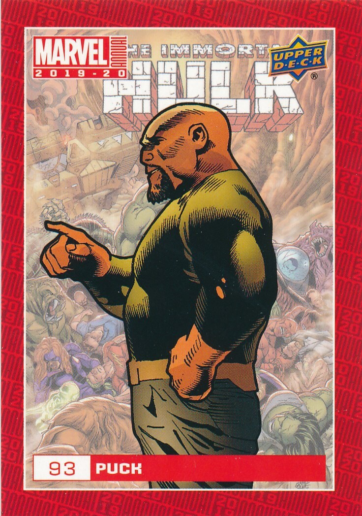 #93 PUCK 2019-20 2020 Upper Deck Marvel Annual ALPHA FLIGHT HULK | eBay