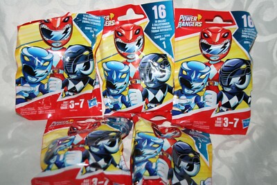 Lot of 5 NEW Playskool Heroes Power Rangers Hasbro Series 1 Blind Bags ...