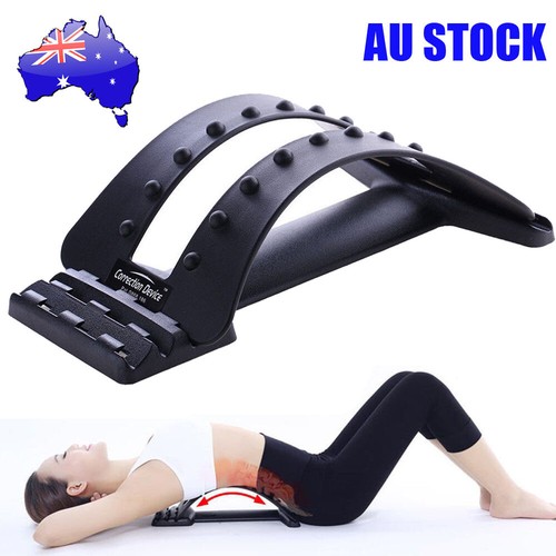 MAGIC BACK SUPPORT STRETCHER LOWER LUMBAR Massage PAIN RELIEF AU 2019 ...
