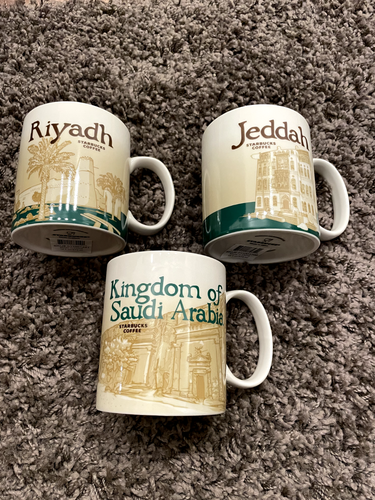 NEW Starbucks Coffee KINGDOM of SAUDI ARABIA RIYADH JEDDAH GLOBAL ICON ...