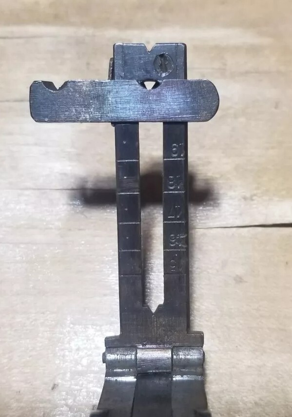 Trapdoor rifle Rear Sight Enfield Springfield ? Black powder ...