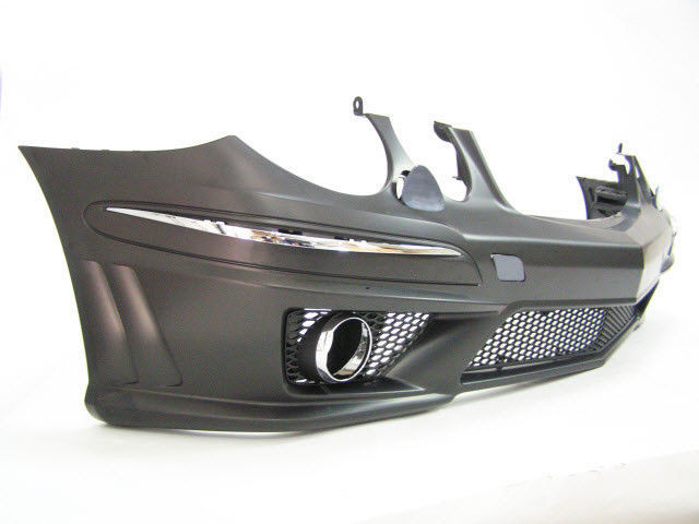 For 07-09 Mercedes Benz W211 E Class, E63 AMG Style Front Bumper w/Fog ...