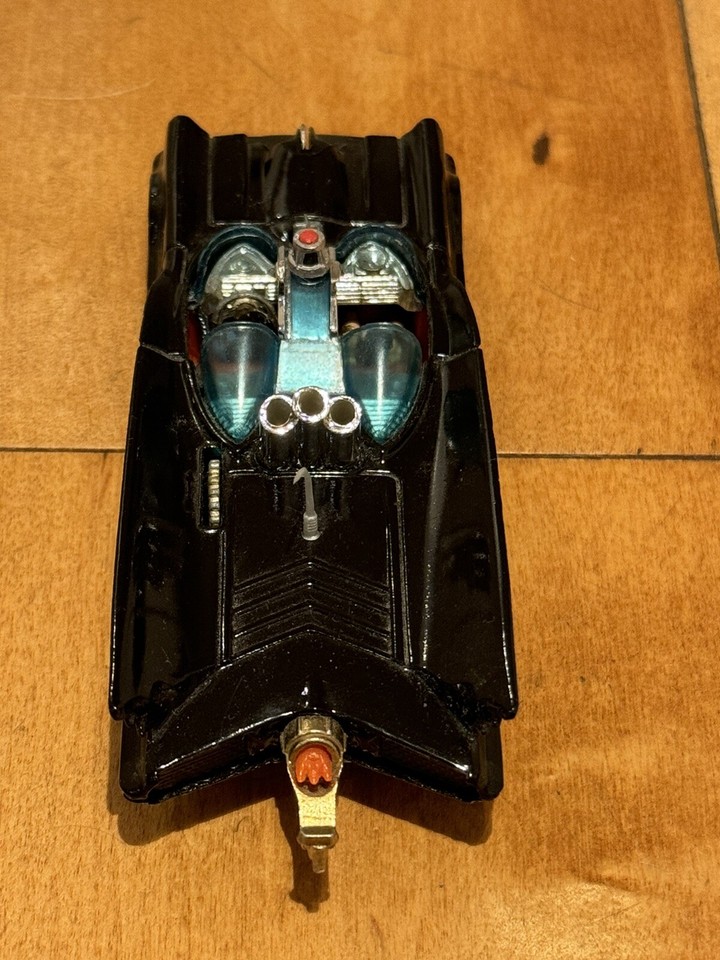 1979 Corgi 267 Batman Batmobile Car Wide Whizz Wheels & Original Window ...