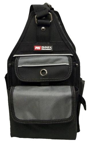 10" Black Electricians Tool Tote Storage Plastic Tray Adjustable ...