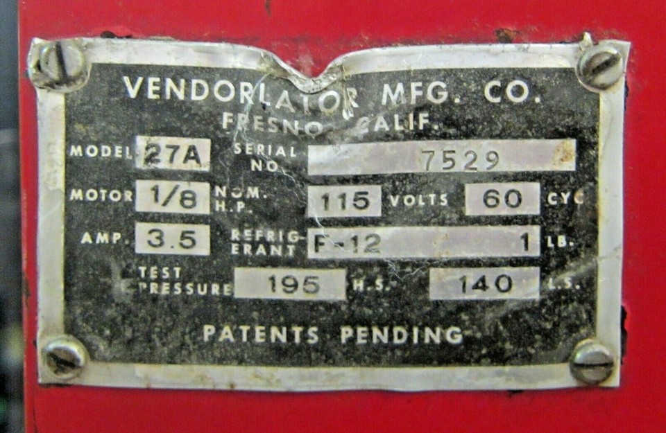 Vintage Vendo Coke Machine - Model 27A | eBay