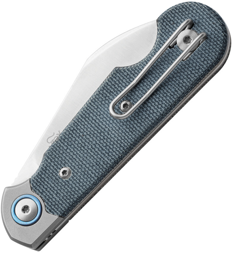 MKM-Maniago Knife Makers Jaques Denim Micarta Folding MagnaCut Knife ...