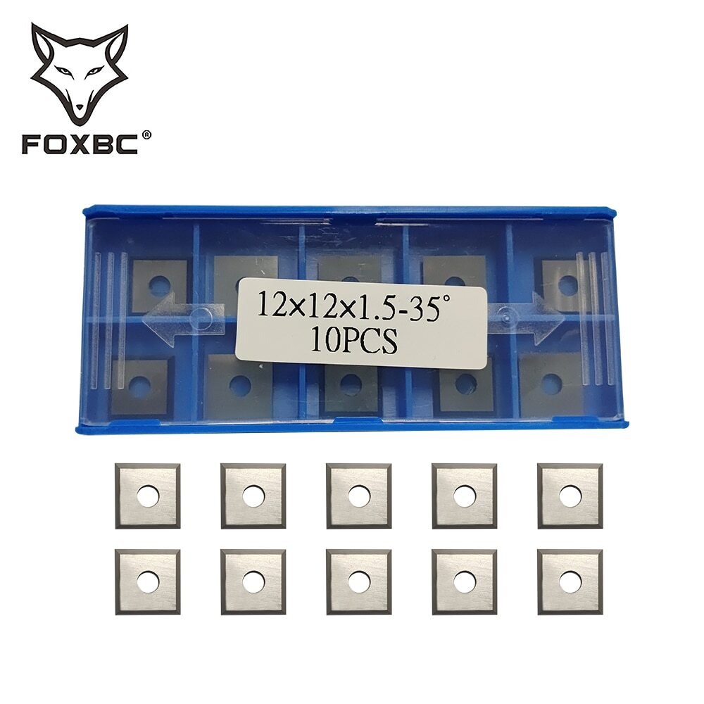 10pcs Square Carbide Inserts Blades 12x12x1.5mm Replacement for ...