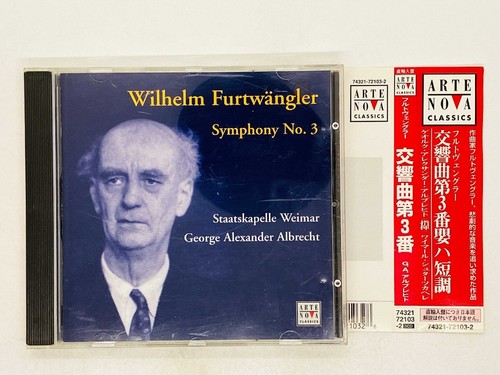 Cd Furtwangler / Symphony No. 3 In C-Sharp Minor G A Albrecht Wilhelm ...