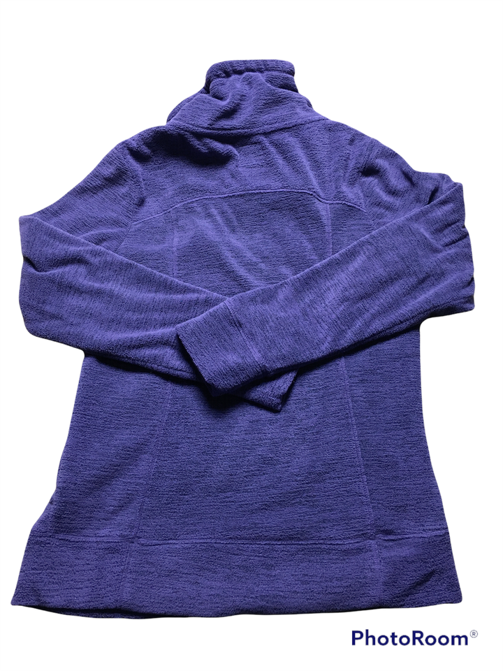 alpine design womens purple lone sleeve full zip fleece jacket size ...