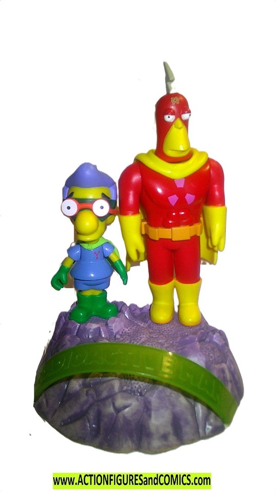 playmates SIMPSONS world springfield RADIOACTIVE MAN Milhouse FALLOUT ...