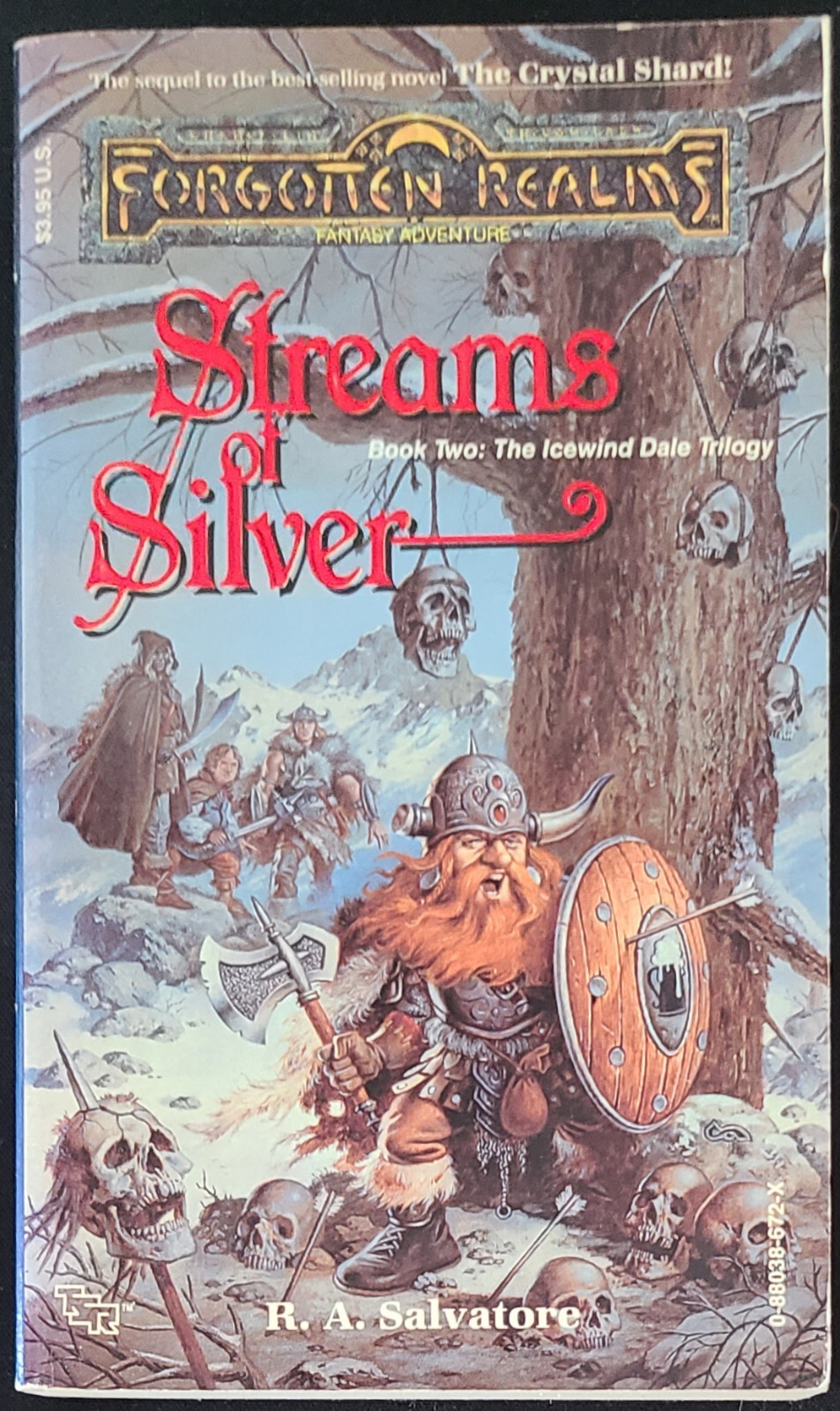 D&D Forgotten Realms STREAMS OF SILVER by R. A. Salvatore (PB 1989 ...