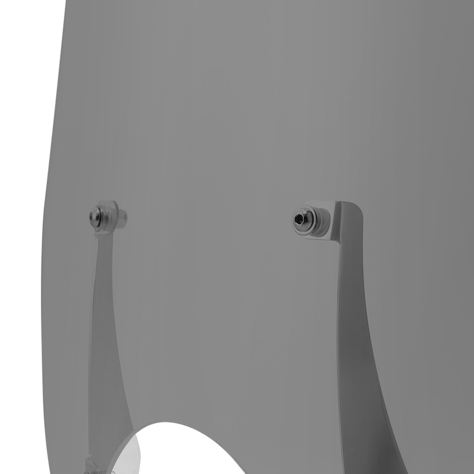 Smoke Windshield 49mm Clamps Fit For Harley Low Rider Street Bob FXBB ...