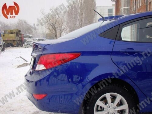 Rear Window Lip Visor (Spoiler) for Huyndai Solaris / Accent / Verna ...
