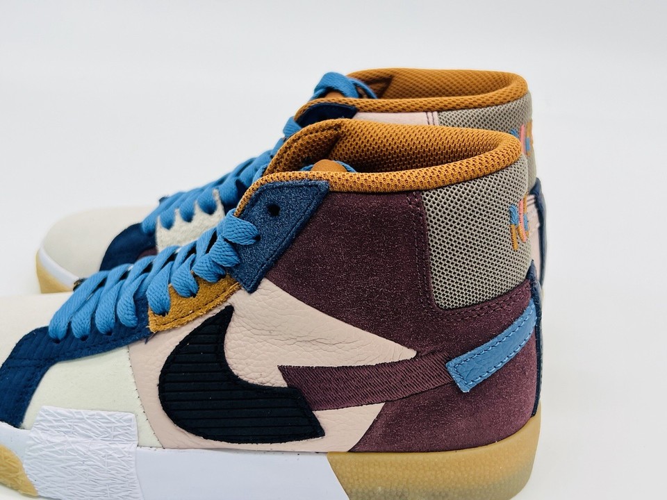 Nike SB Blazer Mid PRM Mosaic Dark Wine DA8854-600 Size Men’s 5/Women 6 ...