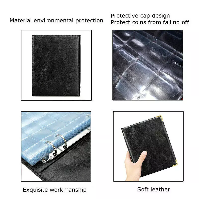 480Pocket ~Coin Collection Storage Book Album Money Holder~Coins Folder ...