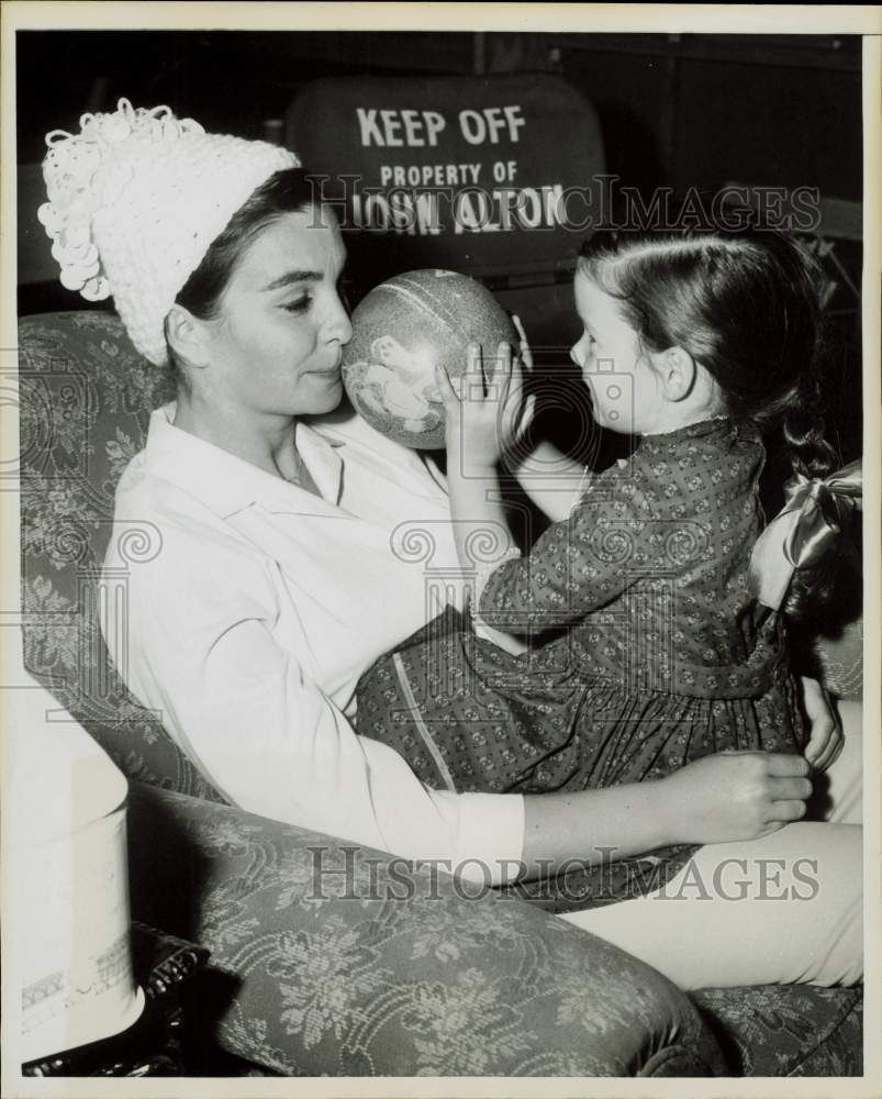 Jean Simmons Daughter Aida Foster Actress Jean Simmons Pictured