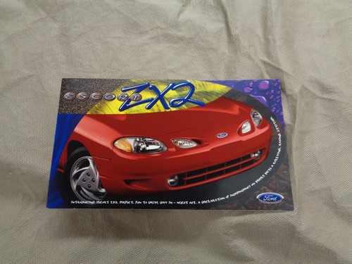 1998 New Ford ZX2 Auto Show Brochure 98 zx-2 | eBay