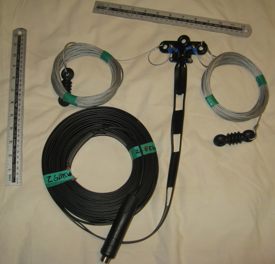 ZS6 BKW G5RV STYLE Size 90 Feet Superior poly weave Wire Antenna ...