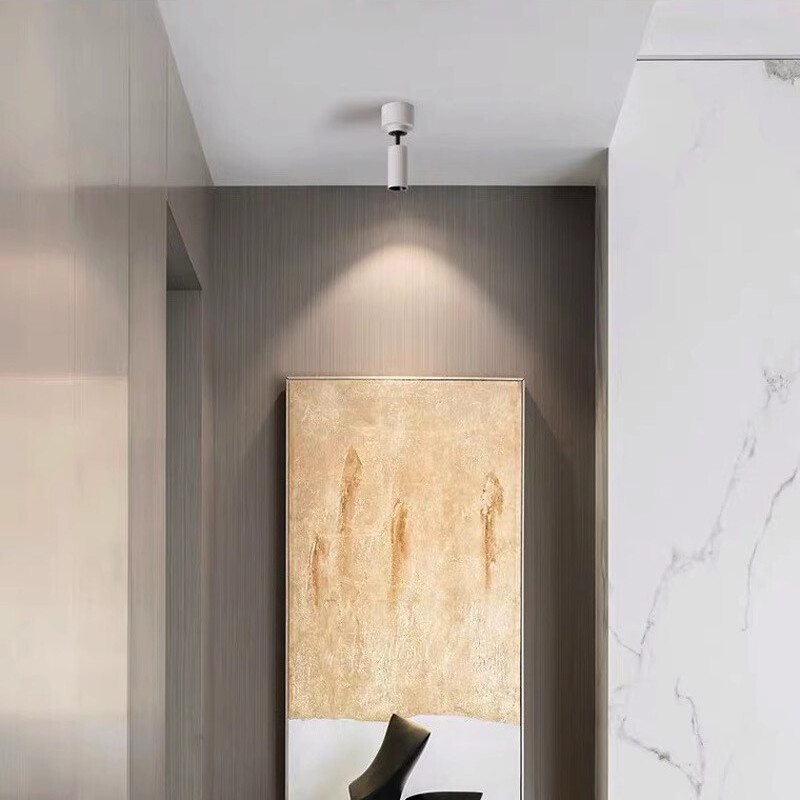 Dimmable/N 3W COB LED Ceiling Light Fixture Focus Spotlight Rotatable ...