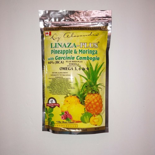 Linaza Plus with Pineapple, Moringa and Garcinia Cambogia 16oz,Slimming ...