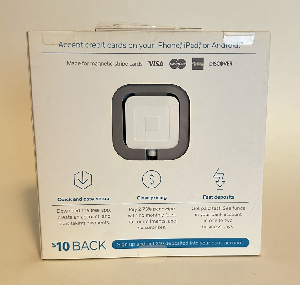 Square Credit Card Reader for iPhone, iPad and Android NEW | eBay