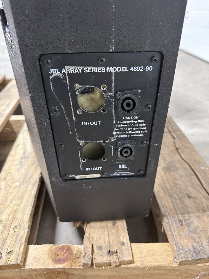 *QTY 4* JBL Array Series 4892-90 High Power Two-Way Loudspeaker ...