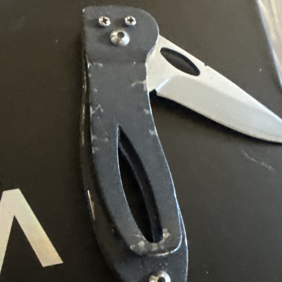 PUMA IP Mini Small Steel Lockback Pocket Knife w/ Keychain Loop & Belt ...