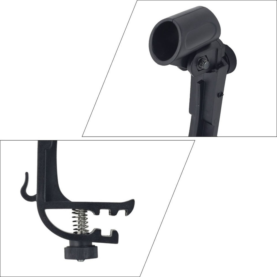 Microphone Clip Hook with Screws Holder for Drum Stand ABS Mount | eBay UK