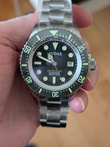 Automatic Dive Watch ADZ-3010-03 Audaz Watch Company Abyss Model ...
