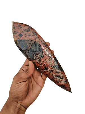 Large 10” Mahogany Obsidian Leaf Point Knife – Unique Flint Knapped ...