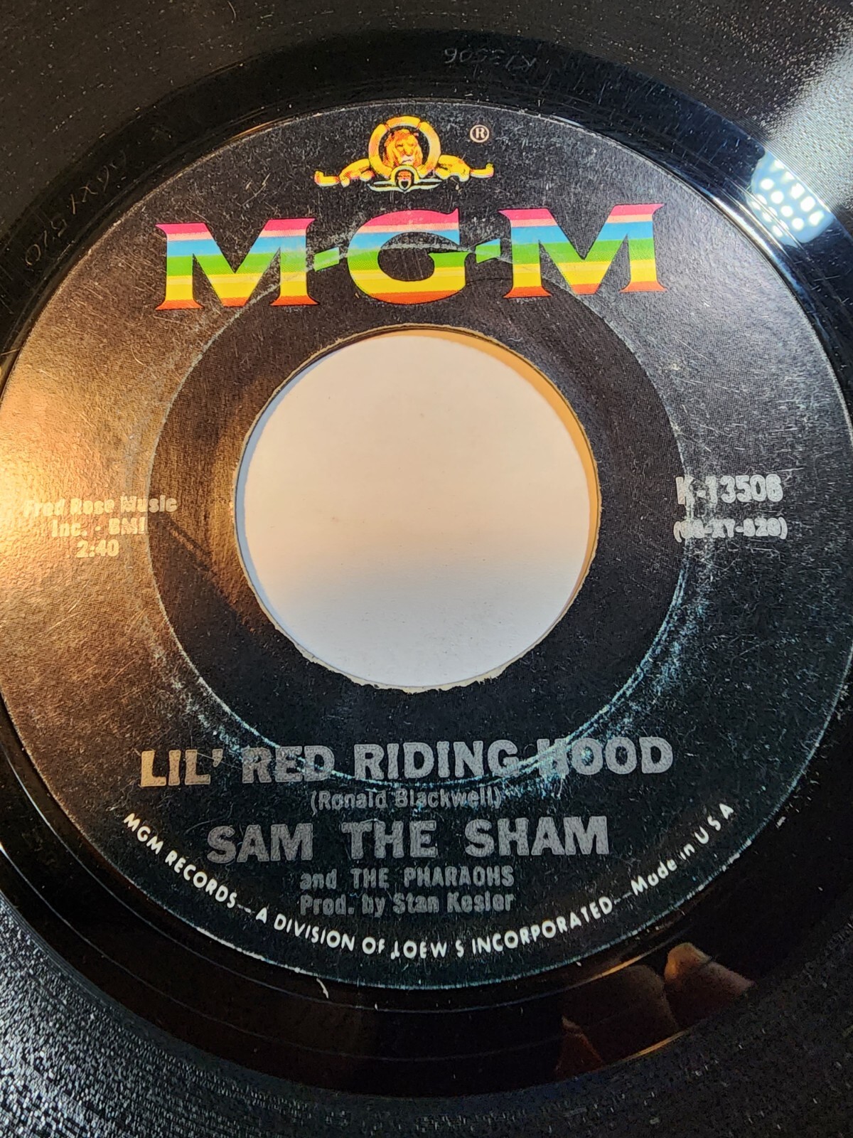 Sam the Sham: Love Me Like Before/Lil' Red Riding Hood - 1966 VG+ F270 ...