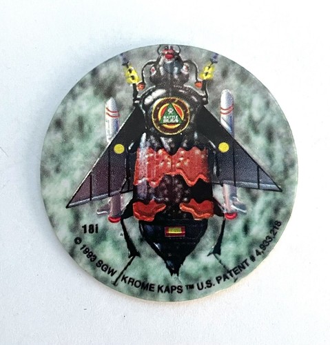 SHIPS FREE! Krome Kaps POG / Milk Cap game piece, 1993. Smooth, Shiny ...