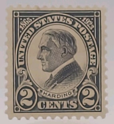 Stamps United States 1901-Now: Used 1923 2c Warren Harding U.S. Scott ...