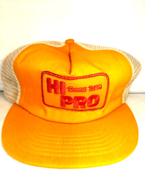 Vintage Patch Snapback Trucker Hat Cap Hi Pro Forged Teeth Caterpillar ...