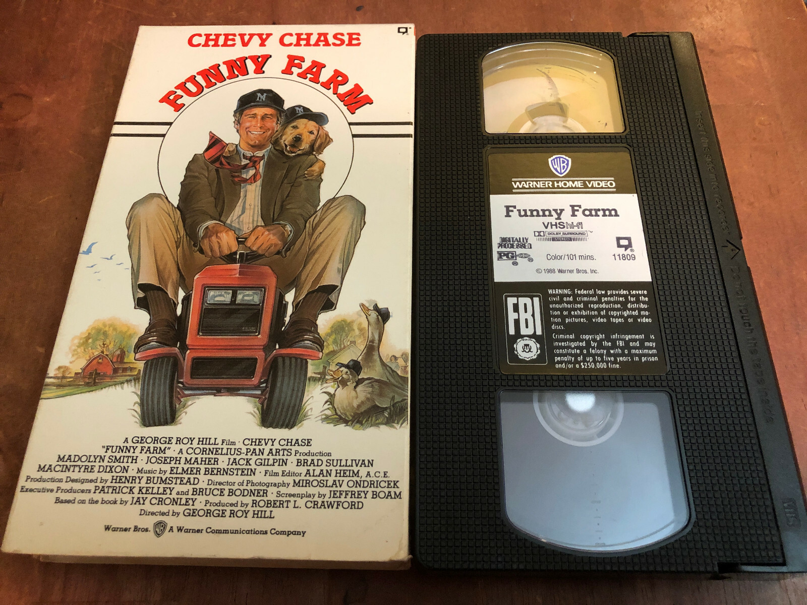 Funny Farm VHS VCR Video Tape Used Movie Chevy Chase 85391180937 | eBay