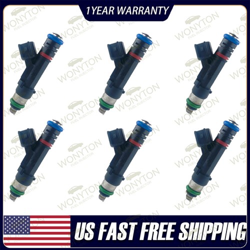 6Pcs Fuel Injectors EV14 FJ332 for Ford F-150 Mustang Windstar 3.8 4.2 ...