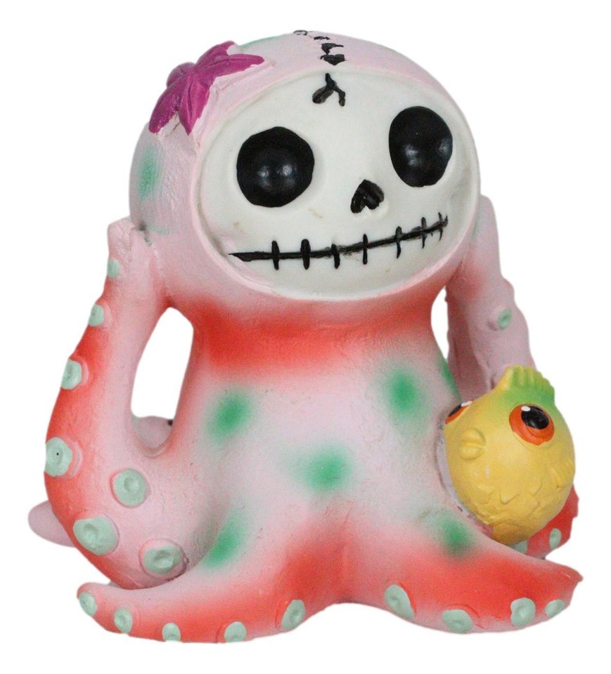 Furrybones Octopee Skeleton Monster Ornament Figurine Exclusive Collection | eBay