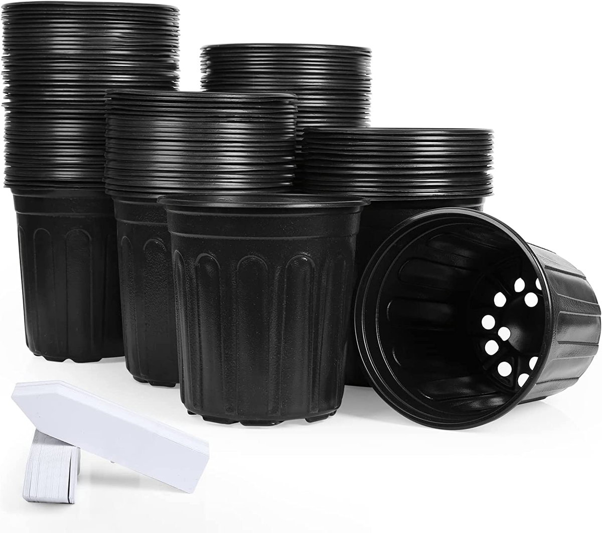 1 Gallon Nursery Plant Pots 165mm Plant Pot Black 1 Gal Pot FREE