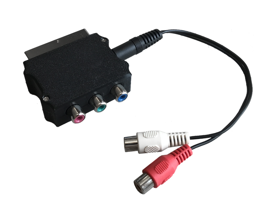 Component YPbPr over SCART adapter RGB CRT Scalers | eBay UK