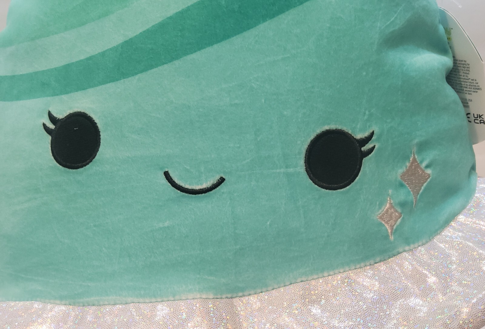 Original Squishmallow Hugo The Teal Blue Planet Space Squad Plush ...