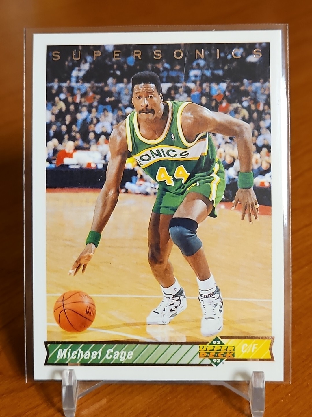 1992-93 Upper Deck Basketball Card Michael Cage Seattle SuperSonics ...