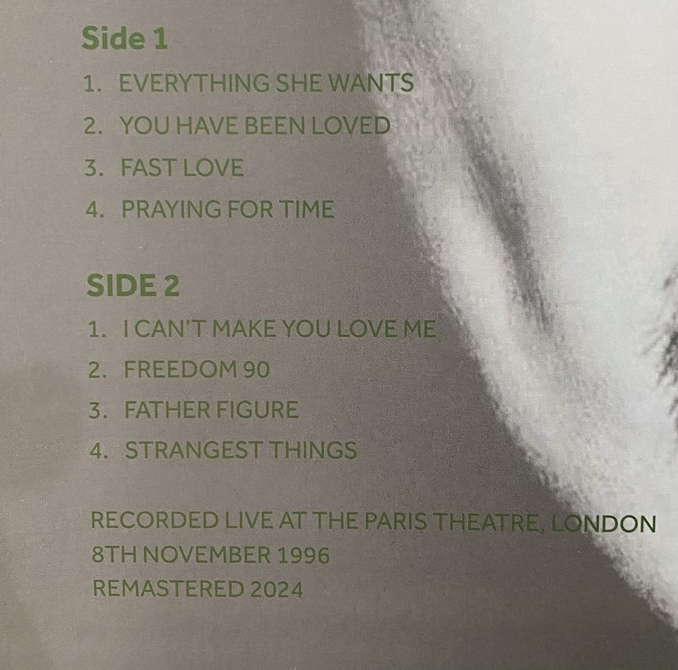 George Michael BBC Unplugged Rare White Vinyl Brand New Unplayed | eBay