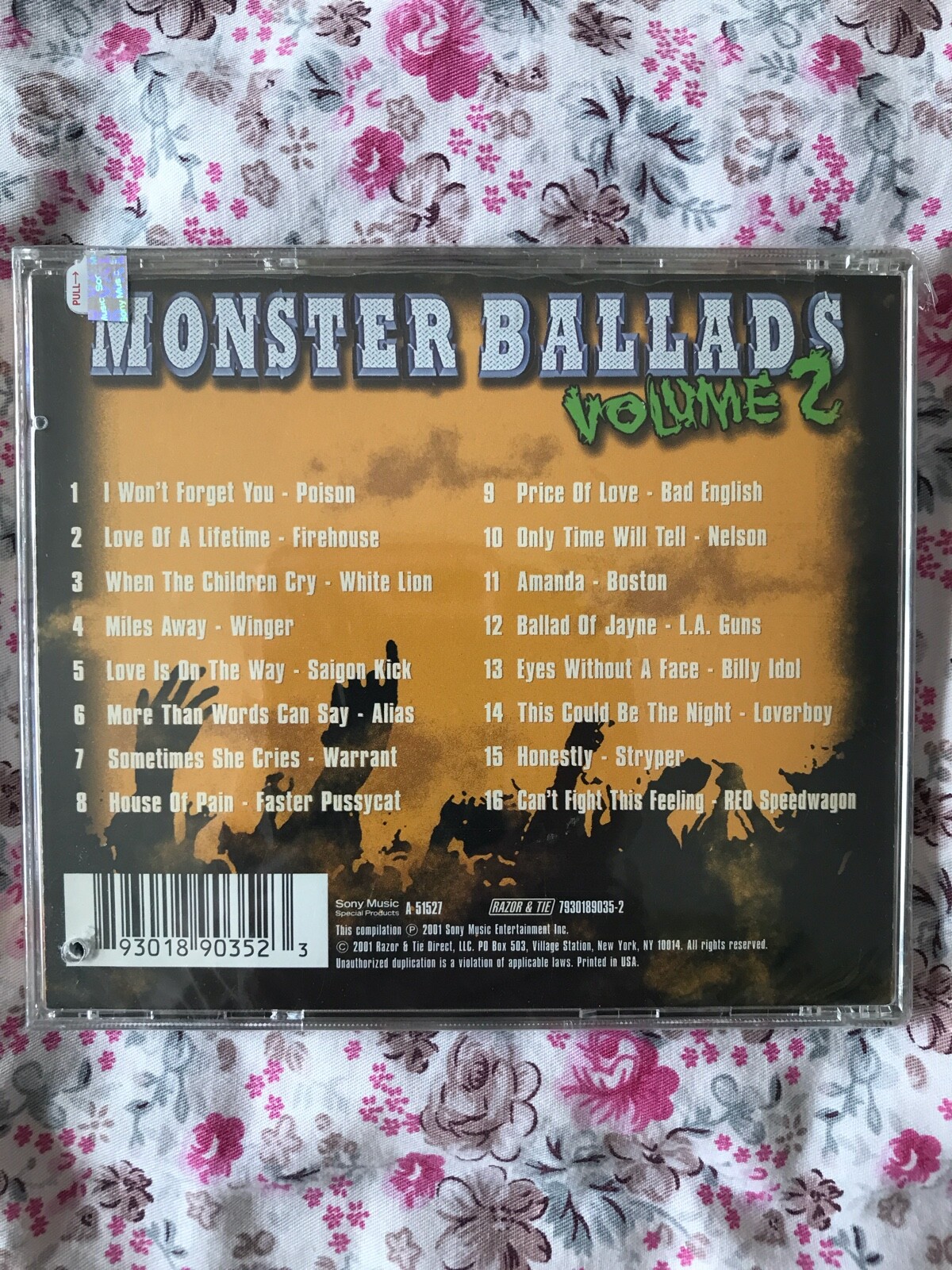 Monster Ballads, Vol. 2 by Various Artists (CD, Feb-2001, Razor & Tie ...