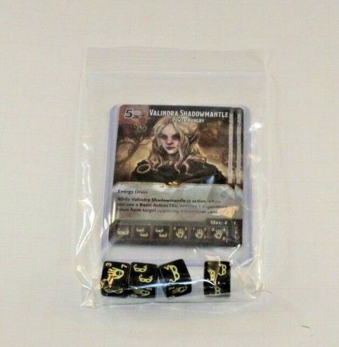 D&D Dice Masters Tomb Annihilation VALINDRA SHADOWMANTLE CU Set ...