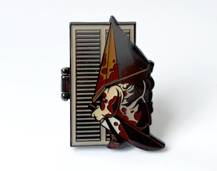 Silent Hill 1 2 Pyramid Head James Hiding Closet Hinged Movie Enamel ...