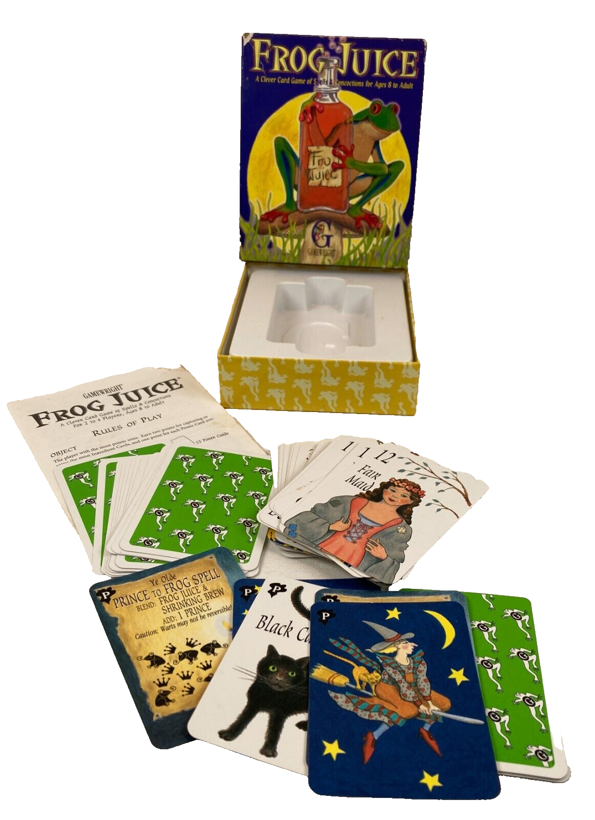 Frog Juice Clever Card Game of Spells & Concoctions by Gamewright 1997 Complete 759751002022| eBay