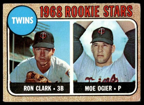 1968 Topps Ron Clark/Moe Ogier RC Minnesota Twins #589 | eBay
