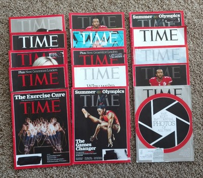 (15) TIME Magazines! Photos, Trump, Clinton, Political, Olympics ...