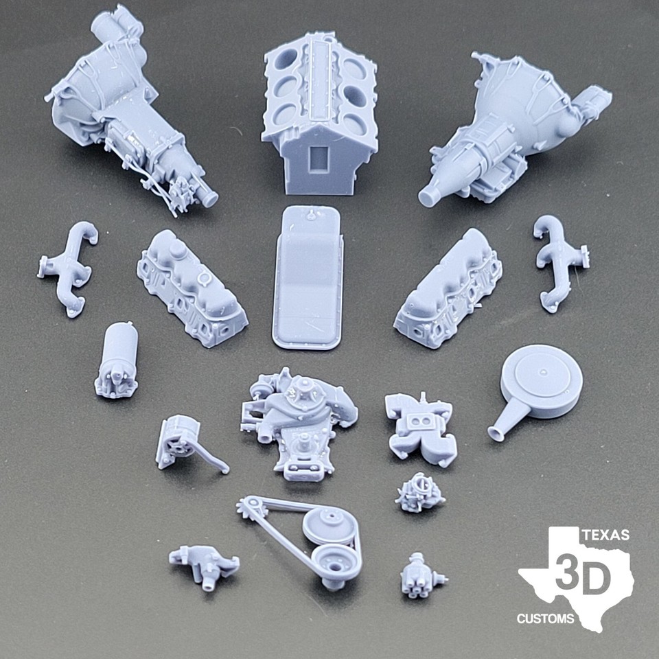 1:25/1:24 GMC Big Block V6 "305" model engine resin 3D printed | eBay